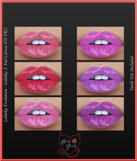 Second Life Marketplace - Bad Girl - Cherry Lips - DEMO